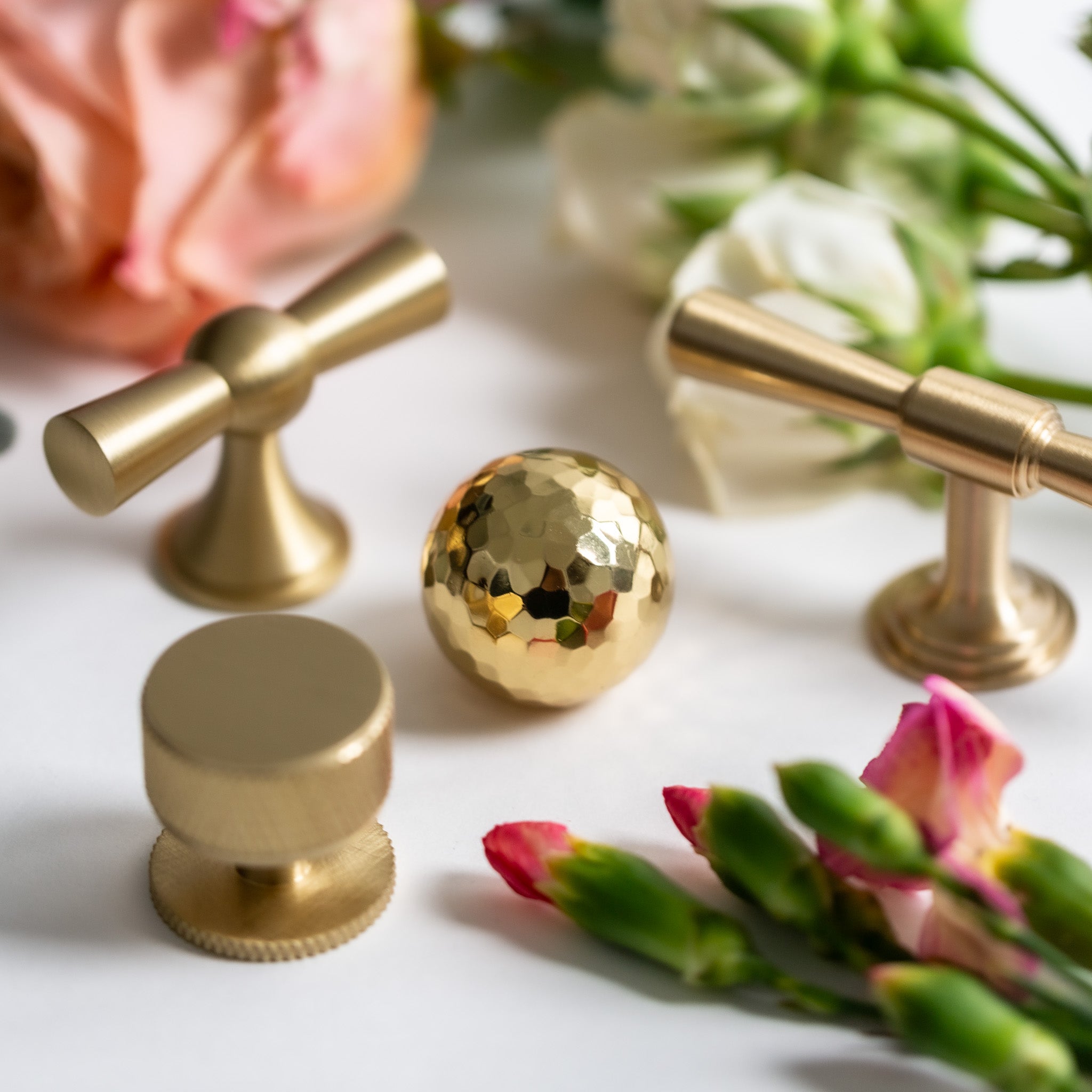 Solid Brass Cabinet Knobs and Cabinet Handles - Inspire Hardware Knobs