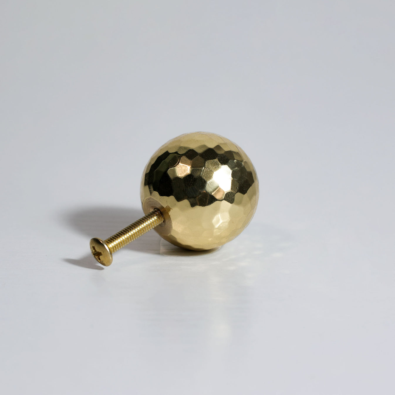 Astor Solid Brass Hammered Knob – Inspire Hardware