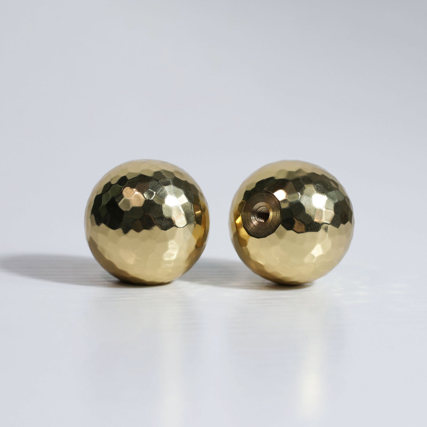 Astor Solid Brass Hammered Knob – Inspire Hardware