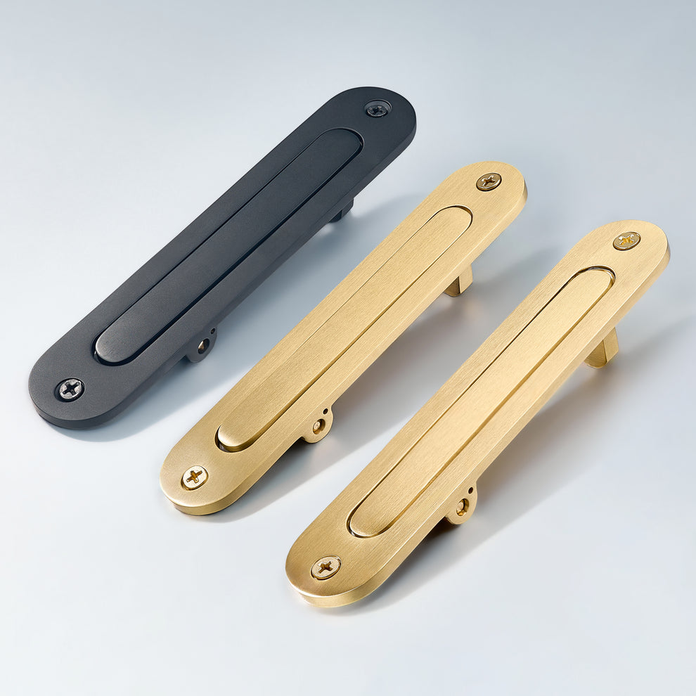 Orbital Door Finger Pull for Pocket Doors – Inspire Hardware