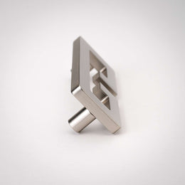 Chloe Modern Greek Key Pull, Solid Brass, Satin Brass (matte lacquer ...