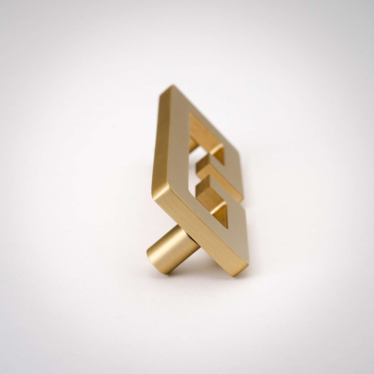 Greek Key Pull, Chloe Modern Solid Brass, in a Range of Finishes ...