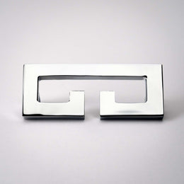 Chloe Modern Greek Key Pull, Solid Brass, Satin Brass (matte lacquer ...