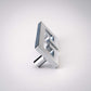 Chloe Modern Greek Key Pull, Solid Brass, Satin Brass (matte lacquer ...