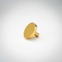 Rondelle Round Knob, Solid Brass, in a Range of...