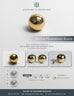 Astor Solid Brass Hammered Knob – Inspire Hardware