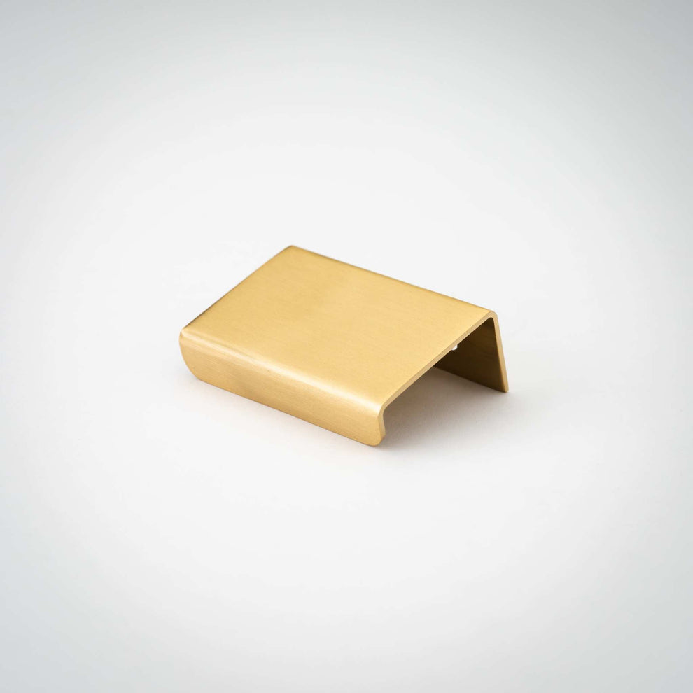 Verge Edge Pull, Solid Brass, Available in Various Sizes and Finishes ...