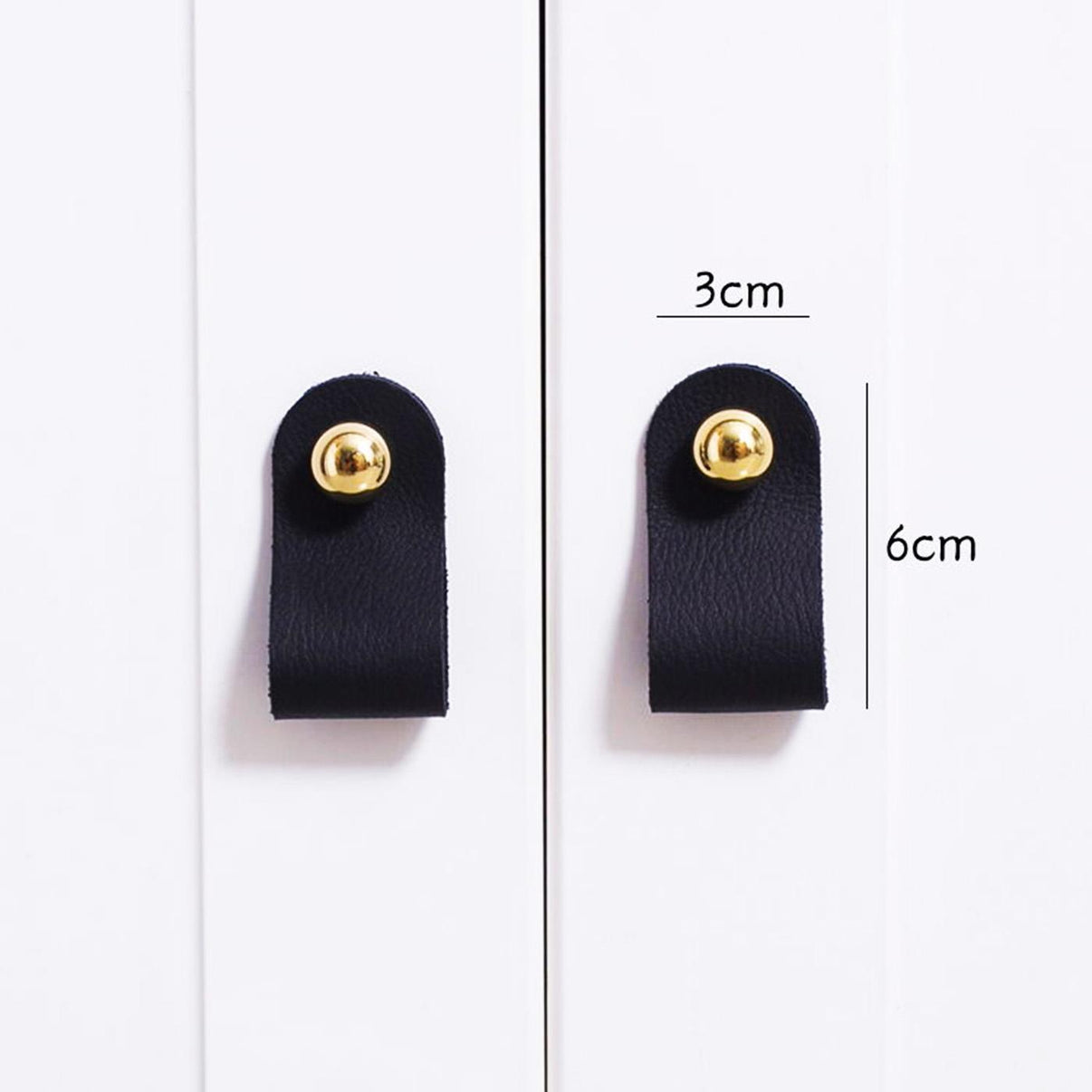 Ball Leather Pull, Solid Brass, Nude – Inspire Hardware