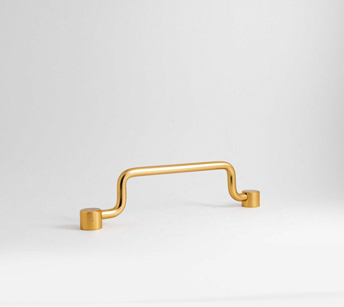 Solid Brass Cabinet Pull, Dainty Pull
